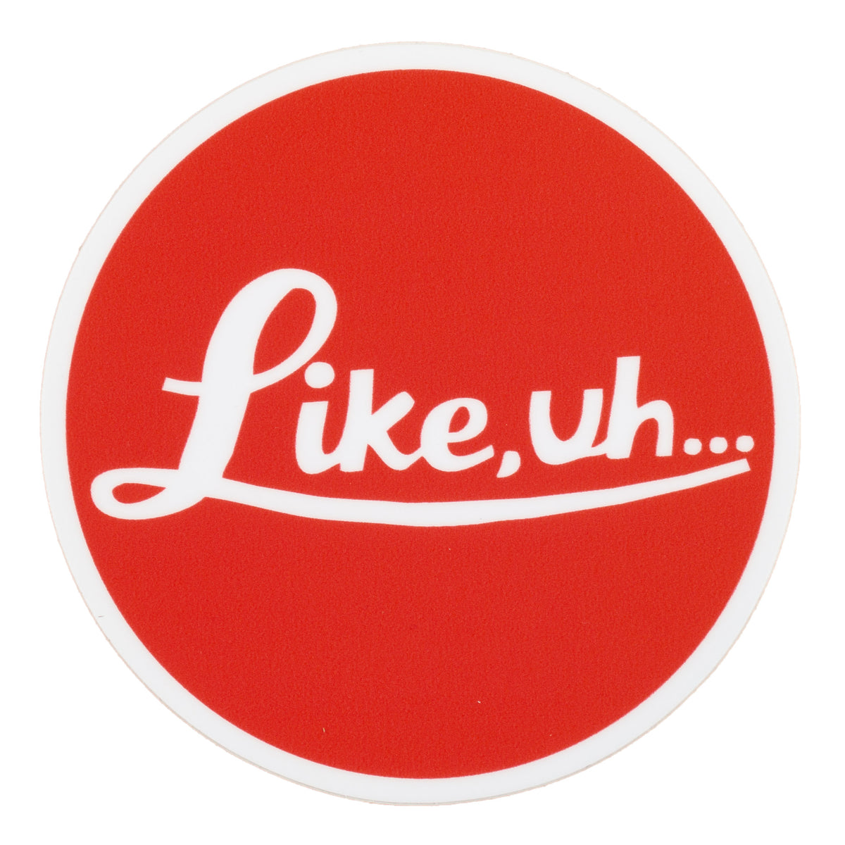 Like Uh... Leica Parody Vinyl Sticker – Shoot Film Co.