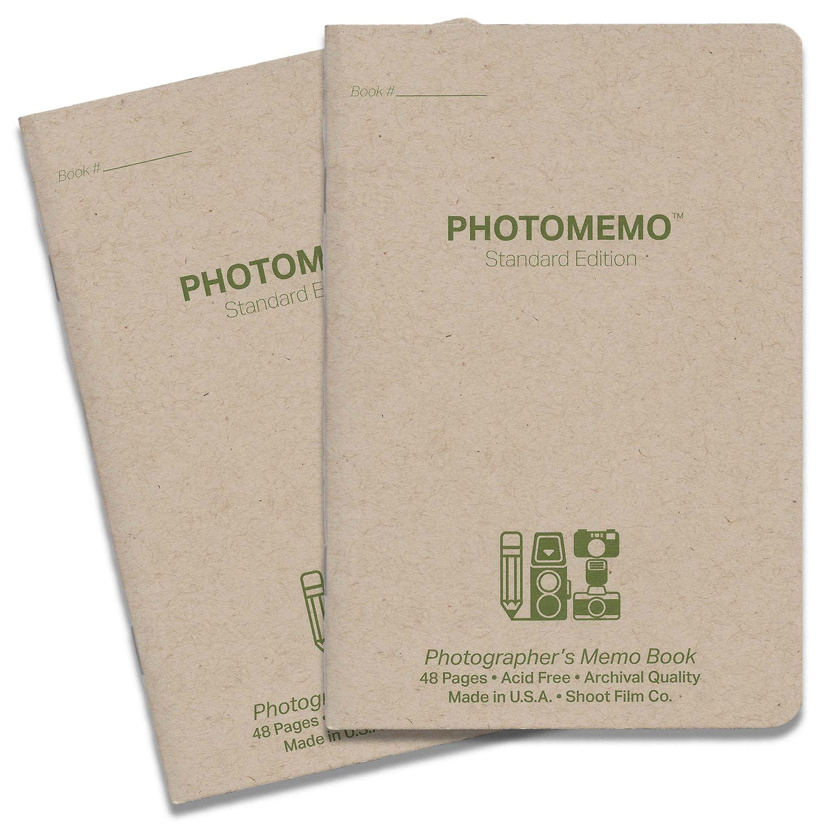 PhotoMemo Film Photographer's Notebook 2-Pack by ShootFilmCo – Shoot ...