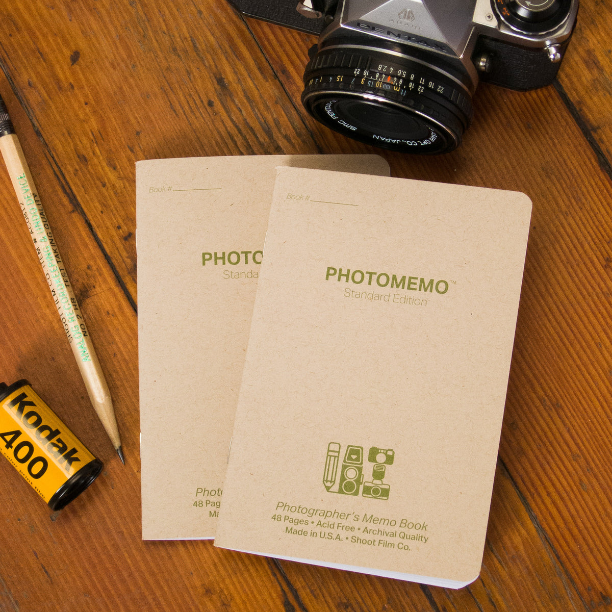 PhotoMemo Film Photographer's Notebook 2-Pack by ShootFilmCo – Shoot ...